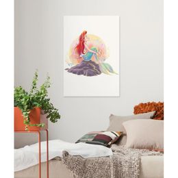 Komar Leinwandbild &raquo;Disney Ariel Sunrise&laquo; Disney 1 Stk. tlg. 40 x 60 cm (Breite x H&ouml;he) - Kinderzimmer, Dekoration bunt Vlies