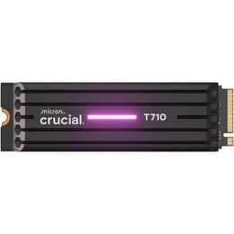 CRUCIAL interne SSD &raquo;T710 1TB Heatsink&laquo; 1 TB Anschluss PCI Express 5.0 mit Heatsink schwarz 5 Jahre Garantie und AES-256 Verschl&uuml;sselung f&uuml;r...
