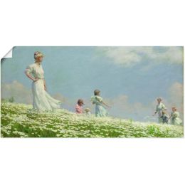Artland Wandbild &raquo;Sommer. 1906&laquo; Gruppen & Familien 1 Stk. tlg. als Leinwandbild, Poster in verschied. Gr&ouml;&szlig;en blau Papier