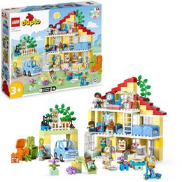 Lego Konstruktionsspielsteine »3in1 Familienhaus (10994), DUPLO« Made in Europe bunt