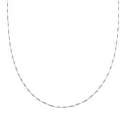 CAI CAÏ Collier »925/- Sterling Silber Schlangenkette vierseitig di« weiß Schlangenkette vierseitig diamantiert und gedreht