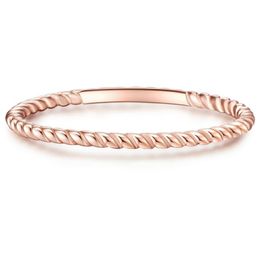 Glanzstücke München GLANZSTÜCKE MÜNCHEN Fingerring »X991« aus Sterling Silber roségold 60 Filigraner Damen-Ring