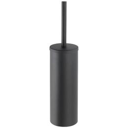 Wenko WC-Garnitur &raquo;Bosio&laquo; 1 Stk. aus Edelstahl Polypropylen Edelstahl rostfrei matt-schwarz