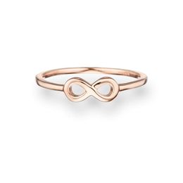 Glanzstücke München GLANZSTÜCKE MÜNCHEN Fingerring »X1047« aus Sterling Silber roségold 58 Filigraner Damen-Ring mit Infinity-Symbol