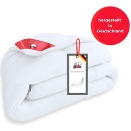 Ribeco Daunenbettdecke »Johanna« extrawarm Füllung 80Daunen20Federn Bezug Baumwolle 1 Stk. tlg. Naturprodukt zum TOP-Preis! weiß Bezug: 100%...