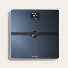 Withings Personenwaage »Body Smart, einschließlich Körperfett-/Muskelmasse« automatische Erkennung und Verfolgung von bis zu 8 Benutzern Schwarz