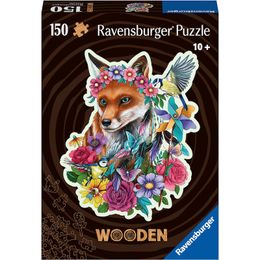 Ravensburger Puzzle »Wooden, Bunter Fuchs« Made in Europe bunt