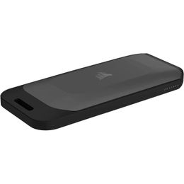 Corsair externe SSD &raquo;EX100U Portable USB Storage&laquo; 4 TB Anschluss USB-C schwarz-grau Die Schutzkappe f&uuml;r den USB Type-C-Anschluss sch&uuml;tzt Ihren...