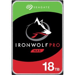 Seagate HDD-Festplatte &raquo;IronWolf Pro&laquo; 3, 5 18 TB Anschluss SATA III Bulk, inkl. 3 Jahre Rescue Data Recovery Services silberfarben Inklusive 3...