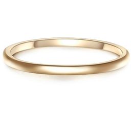 Glanzstücke München GLANZSTÜCKE MÜNCHEN Fingerring »X1015« aus Sterling Silber gelbgold 54 Filigraner Damen-Ring