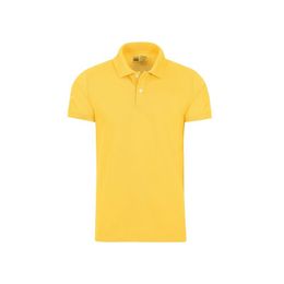 TRIGEMA Poloshirt »Slim Fit Poloshirt aus DELUXE-Piqué« 1 Stk. hellgelb M M DELUXE-Piqué-Qualität