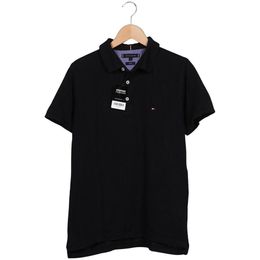 Tommy Hilfiger Poloshirt Herren Gr&ouml;&szlig;e L Second Hand schwarz
