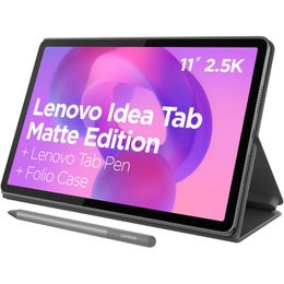 Lenovo Tablet »Idea Tab Matte Edition (11 Zoll)« (27, 94 cm / 11 ′′) Android 128 GB 2.5K ) Luna Grey Lithium-Ionen (Li-Ion) 7040 mAh Akku