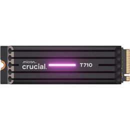 CRUCIAL interne SSD &raquo;T710 4TB Heatsink&laquo; 4 TB Anschluss PCI Express 5.0 mit Heatsink schwarz Sichere AES-256 Datenverschl&uuml;sselung plus 5 Jahre...