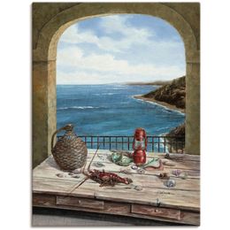 Artland Wandbild &raquo;Stillleben am Meer&laquo; Fensterblick 1 Stk. tlg. als Alubild, Outdoorbild, Leinwandbild, Poster, Wandaufkleber Farbe Bild(er):...