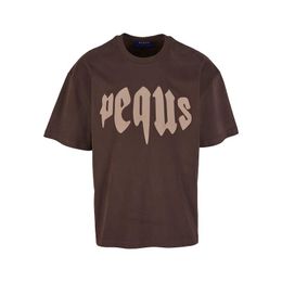 PEQUS T-Shirt &raquo;Mythic T-Shirt&laquo; 1 Stk. brown XL XL Lockerer langer Schnitt mit Ellbogen&auml;rmeln, entspannte Silhouette