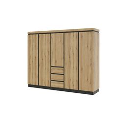 Schrank Corte - grau - 264,4 cm - 211,6 cm - cm 60,0 - Sconto