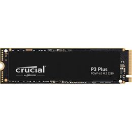CRUCIAL interne SSD &raquo;P3 Plus&laquo; 2 TB Anschluss M.2 PCIe 4.0 schwarz Garantie - Begrenzt auf 5 Jahre