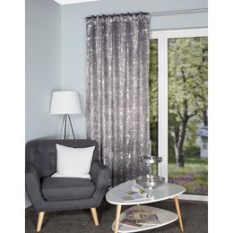 Home Wohnideen Vorhang &raquo;DESERTO&laquo; Multifunktionsband 1 Stk. tlg. Kombibandschal bedruckt silberfarben Obermaterial: 100% Polyester 245 cm