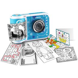 Vtech Kinderkamera »KidiZoom Print Cam, blau«, 5, inkl. mit eingebautem Thermodrucker blau
