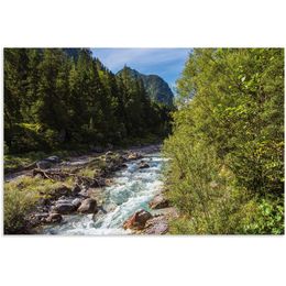 Artland Alu-Dibond-Druck &raquo;Wimbachtal Ramsau Berchtesgadener Land&laquo; Berge & Alpenbilder 1 Stk. tlg. f&uuml;r Innen- und Au&szlig;enbereich geeignet, Outdoorbild...