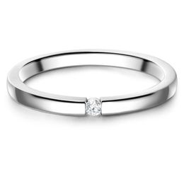 Glanzstücke München GLANZSTÜCKE MÜNCHEN Solitärring »GSM394« aus Sterling Silber silber 48 Ring für Damen
