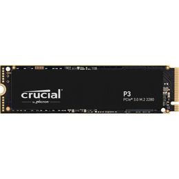 CRUCIAL interne SSD &raquo;P3&laquo; 4 TB Anschluss M.2 PCIe 3.0 schwarz Kontinuierliche Betreuung