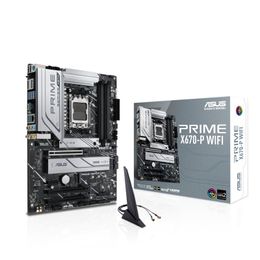 ASUS Mainboard &raquo;PRIME X670-P WIFI&laquo; Ryzen 7000, ATX, PCIe 5.0, 3x M.2, DDR5-Speicher, WiFi6 ohne Farbbezeichnung Umfassende K&uuml;hlung: Gro&szlig;e...