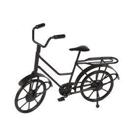 AMBIENTE HAUS Wanddekoobjekt »Deko Fahrrad - schwarz 27cm« schwarz