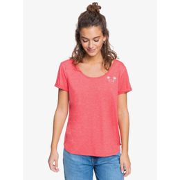 Roxy T-Shirt »Cocktail Hour« Hibiscus S S Stoff: Polyester-Gewebe-Viskose-Mischgewebe...