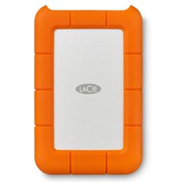 LaCie externe HDD-Festplatte »Rugged SECURE« 2 TB Anschluss USB 3.0 USB-C orange Funktioniert mit iPad – Anschluss Ihres LaCie-Laufwerks per USB-C