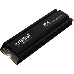 CRUCIAL SSD-Festplatte &raquo;P310 Gen4 2280 2TB mit Heatsink&laquo; 2000 GB Anschluss M.2 (2880) schwarz Langfristige Zuverl&auml;ssigkeit und starke...