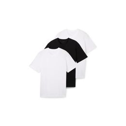 Tom Tailor T-Shirt Packung, 3 Stk. im Dreierpack white M M T-Shirt von Tom Tailor
