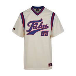 Fubu T-Shirt &raquo;Herren FM223-009-3 Varsity Mesh Tee&laquo; 1 Stk. tlg. offwhite/navy/red S S Vielseitige T-Shirts f&uuml;r jeden Anlass