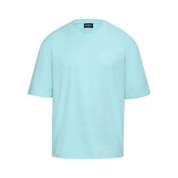 DROPSIZE T-Shirt »Herren Heavy Overisze HD Print T-Shirt« 1 Stk. tlg. turquoise XL XL Vielseitige T-Shirts für jeden Anlass