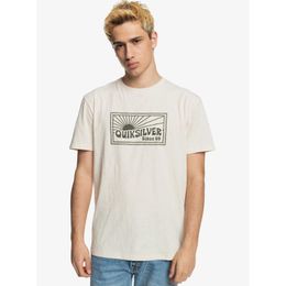 Quiksilver T-Shirt &raquo;Come Back&laquo; Antique White Heather S S Stoff: Leichter Baumwollstoff