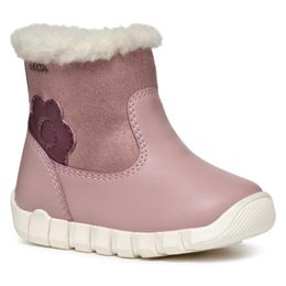 Geox Winterboots &raquo;B IUPIDOO GIRL B&laquo; Klettstiefel, Babystiefel Winterstiefel mit Warmfutter rosa 26 26 Robuste Lauflernschuhe f&uuml;r die kalte Jahreszeit