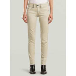G-Star Raw G-STAR Chinohose »Midge Slim Straight Chino« dk brick gd 27 - Länge 30 Länge 30 27 Hosenschlitz mit Reißverschluss