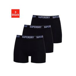 Superdry Langer Boxer &raquo;SD lg Boxer web wb 3x&laquo; 3er-Pack, 3 Stk. mit Logo Webbund schwarz XL - 3 Stk. 3 Stk. XL SUPER DRY langer Boxer im 3er Pack