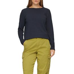 s.Oliver Longsweatshirt, mit Crinkle Optik navy 38 38 Sweatshirt von s.Oliver