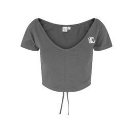 Karl Kani T-Shirt &raquo;Damen KW241-041-3 OG Gathering Crop Tee&laquo; 1 Stk. tlg. black S S DER ULTIMATIVE TREND-KICK: Cropped T-Shirts sind das ultimative...
