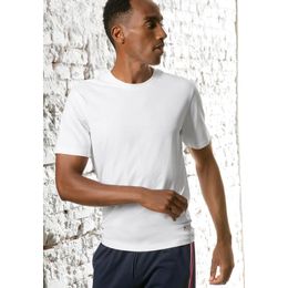 H.I.S. H.I.S Herren T-Shirt &raquo;Unterziehshirt mit Rundhals&laquo; 3er-Pack, aus Baumwoll-Mix wei&szlig; S