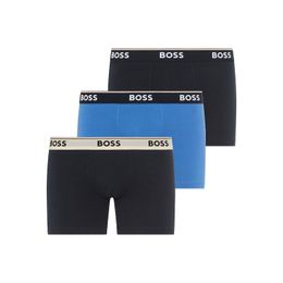 BOSS Boxershorts Packung, 3 Stk. Open Blue 460 XL - 3 Stk. 3 Stk. XL 3er Pack Unterhosen von BOSS