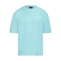 DROPSIZE T-Shirt &raquo;Herren Heavy Oversize Embo T-Shirt&laquo; 1 Stk. turquoise M M Vielseitige T-Shirts f&uuml;r jeden Anlass