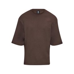 DROPSIZE T-Shirt &raquo;Herren Heavy Loose Fit T-Shirt&laquo; 1 Stk. tlg. chocolatebrown M M Vielseitige T-Shirts f&uuml;r jeden Anlass