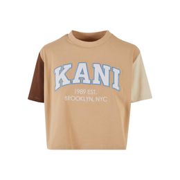 Karl Kani T-Shirt &raquo;Damen KW231-033-1 KK Serif Crop Block Tee&laquo; 1 Stk. tlg. sand/light sand/brown XS XS DER ULTIMATIVE TREND-KICK: Cropped T-Shirts...