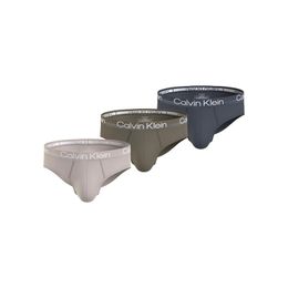 Calvin Klein Underwear Hipster Packung, 3 Stk. mit Logo Webbund B- GRIFFIN, BEL AIR BLUE, BLACK WBS XL (54) - 3 Stk. 3 Stk. XL (54) CALVIN KLEIN...
