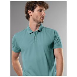 TRIGEMA Poloshirt &raquo;Slim Fit Poloshirt aus DELUXE-Piqu&eacute;&laquo; 1 Stk. seegras M M DELUXE-Piqu&eacute;-Qualit&auml;t