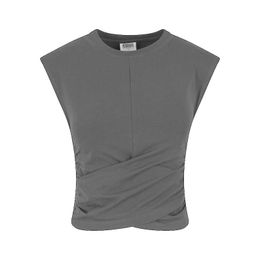 Urban Classics Damen Urban Classics T-Shirt &raquo; Ladies Cropped Wrapped Top&laquo; 1 Stk. L