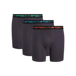 NIKE UNDERWEAR Boxer »BOXER BRIEF 3PK« Packung, 3er-Pack, 3 Stk. mit Logo-Elastikbund ANT-DSTY CTS/SFTY ONG/GRN SCK BS WB XL (52) - 3 Stk. 3 Stk....